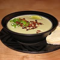 Cold Avocado Soup with Bacon Lardoons - Cooks and EatsCooks and Eats